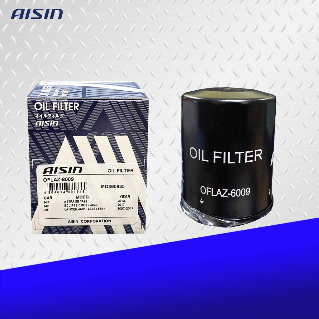 AISIN Oil Filter for Mitsubishi Lancer ( OFLAZ-6009 ) | Shopee Philippines