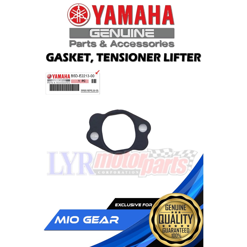 YAMAHA GENUINE GASKET, TENSIONER LIFTER FOR MIO GEAR ( B5D-E2213-00 ...
