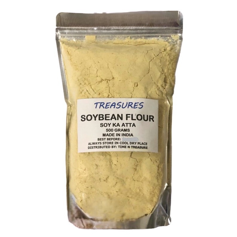 Treasures Soybean Flour - Soya Bean - Soy Ka Atta - 100% Pure - From ...