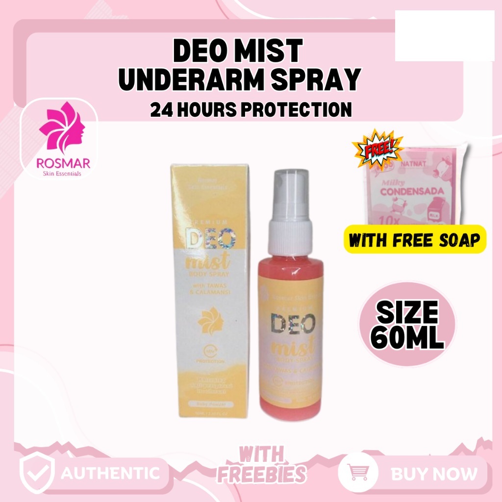 ROSMAR KAGAYAKU DEO MIST NEW PACKAGING 60ML WITH SPECIAL FREEBIES ...