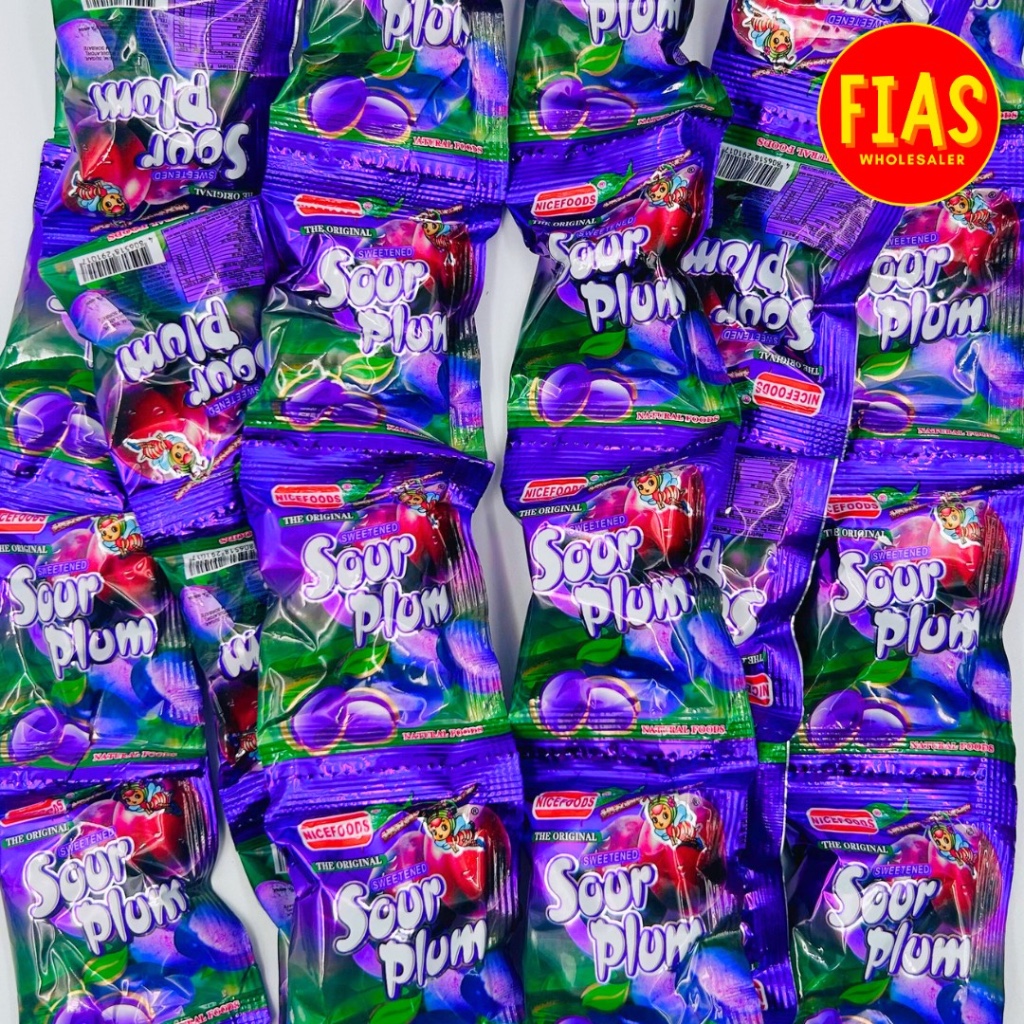 24 pcs Original Sour Plum Nicefoods | Shopee Philippines