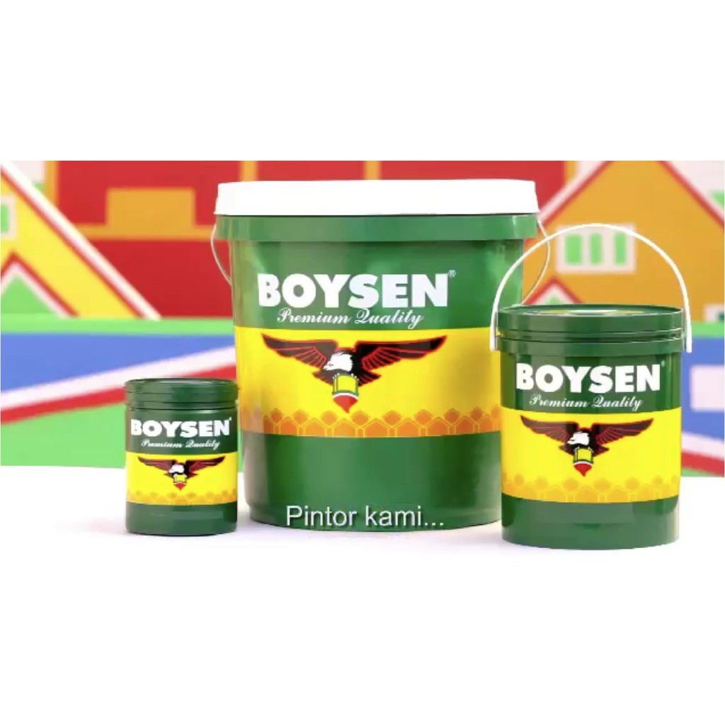 Boysen paint latex quick dry flat wall semi gloss gloss gallon | Shopee ...