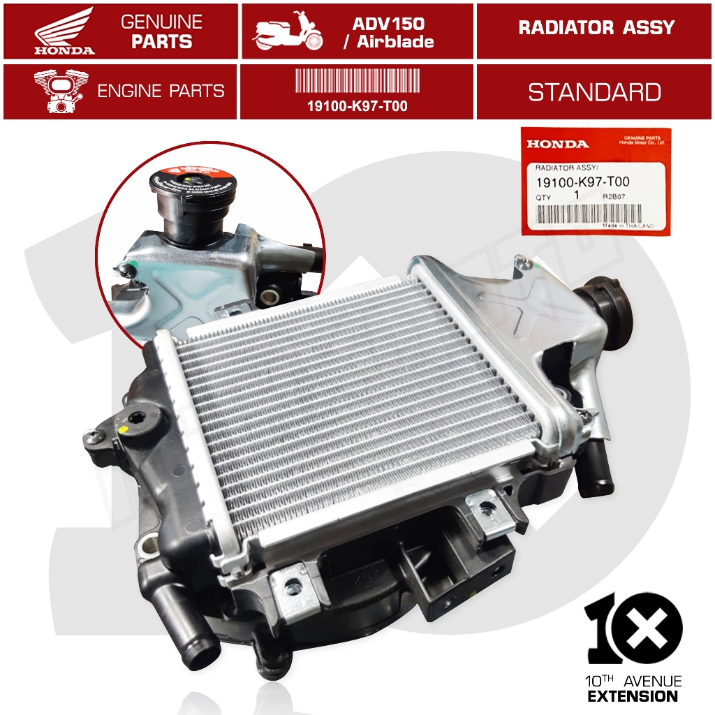 10thX Honda Genuine Radiator Part No. 19100-K97-T00 for ADV150 ...