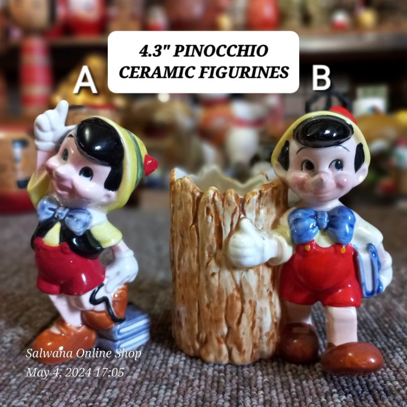 PINOCCHIO CERAMIC FIGURINE • JAPAN SURPLUS | Shopee Philippines