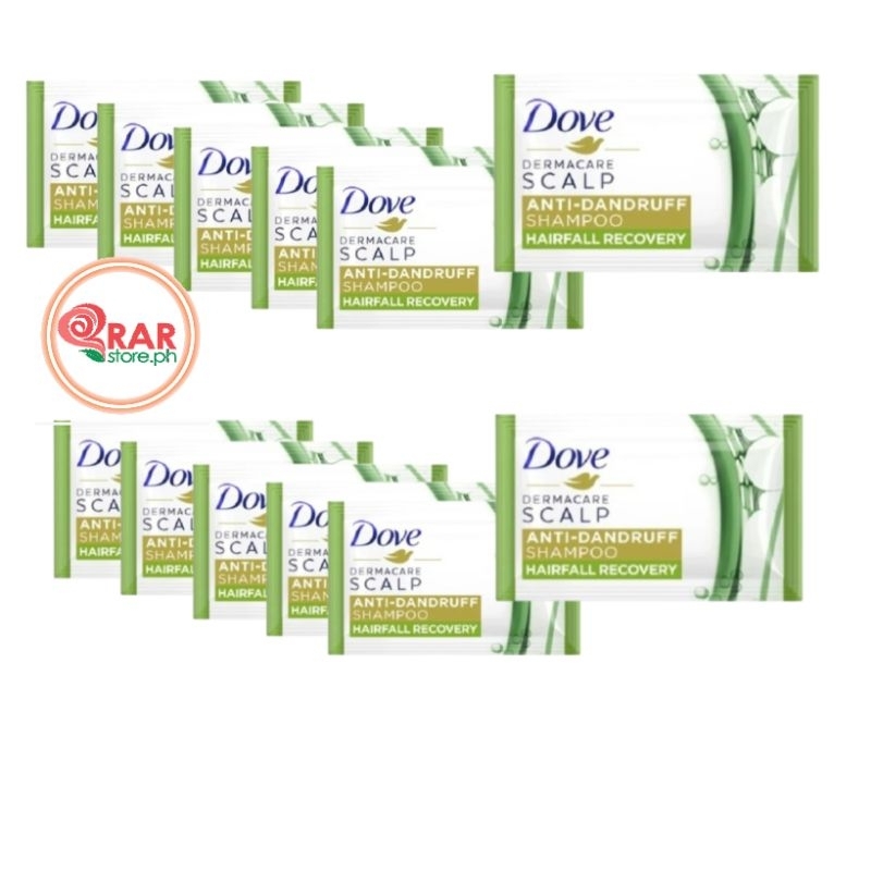 Dove Derma Care Scalp Shampoo 10 ml ( 12 sachet) | Shopee Philippines