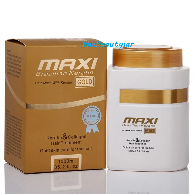 Maxi brazilian keratin hair mask gold 1000mL / Maxi Gold brazilian ...
