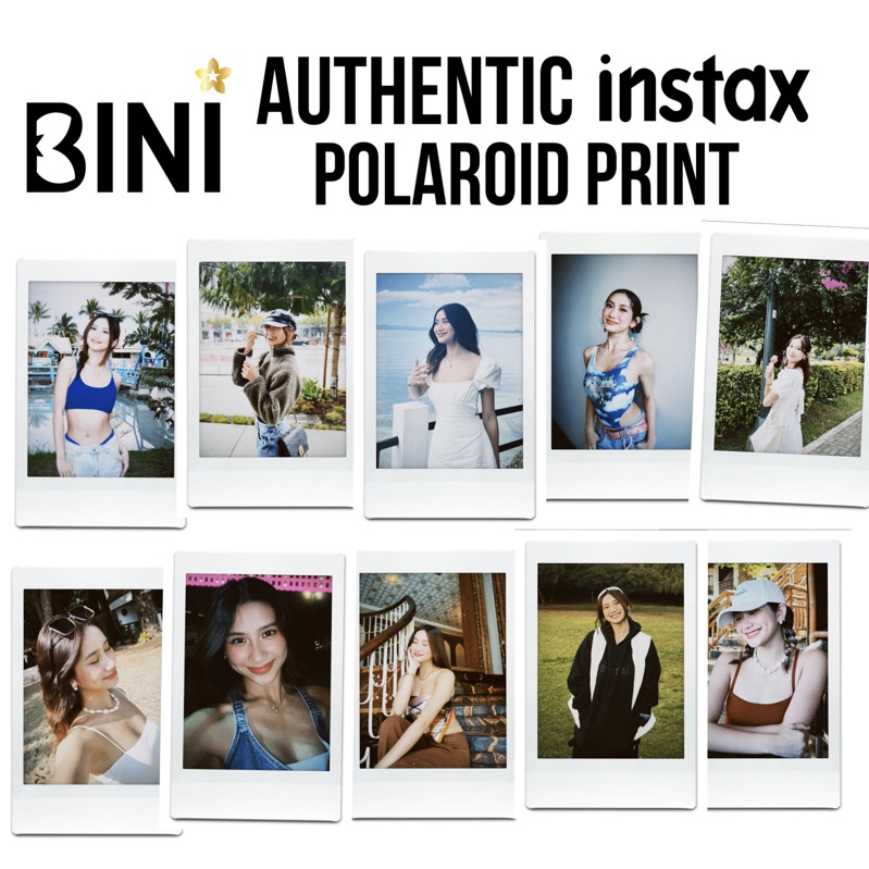 BINI Sheena Girlfriend Material Instax Film Print AUTHENTIC | Photocard ...