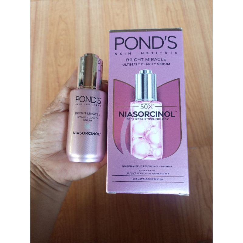 Pond's Niasorcinol Bright Miracle Ultimate Clarity Serum 30g | Shopee ...