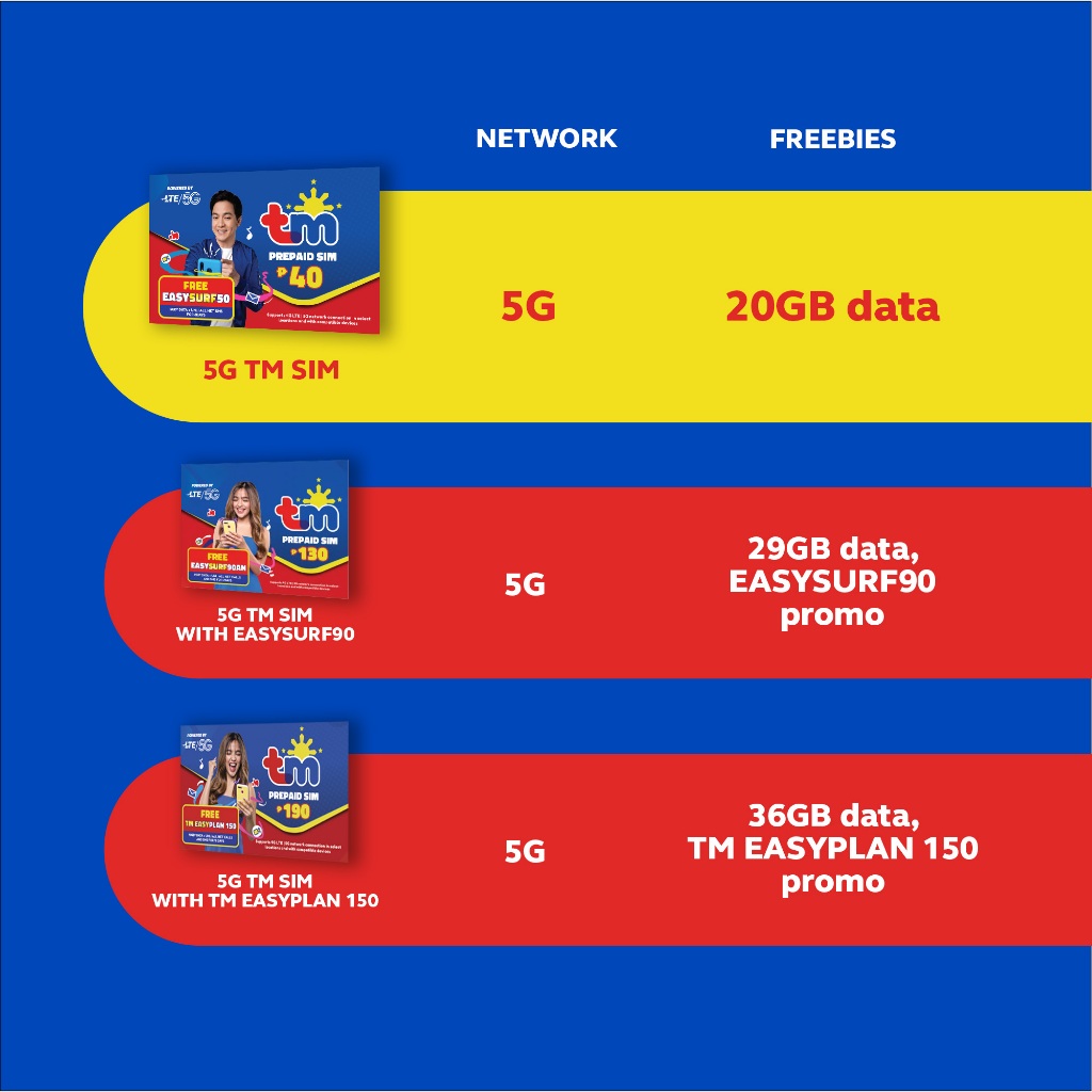 TM Prepaid 5G SIM Card | Shopee Philippines
