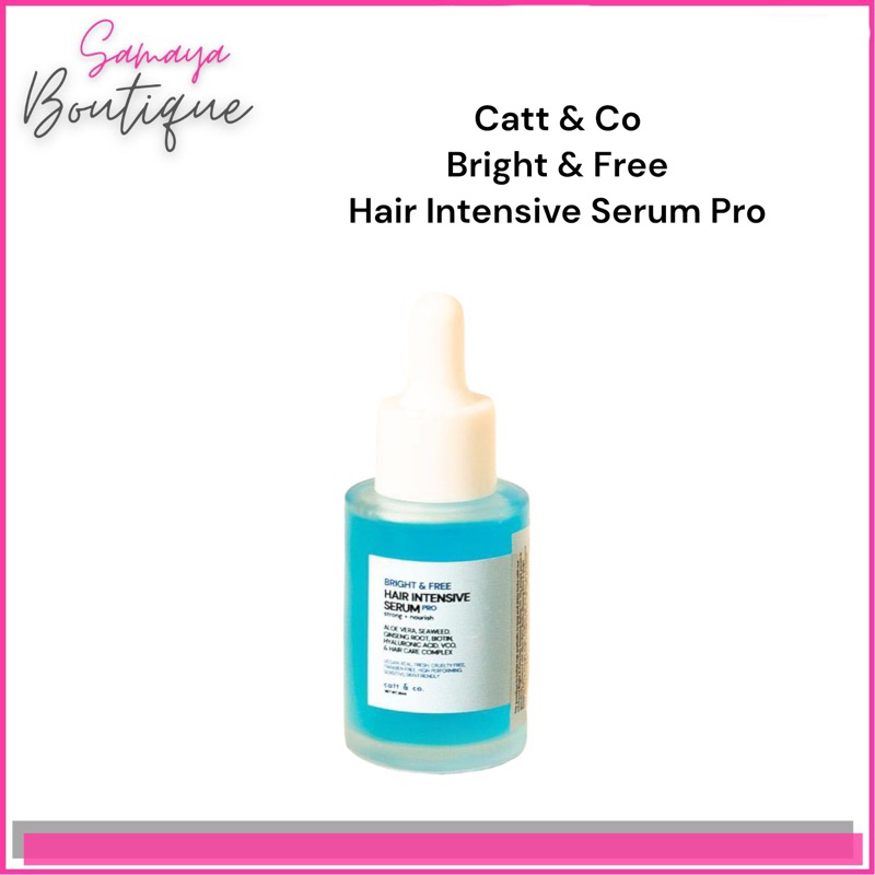 CATT & CO BRIGHT & FREE HAIR INTENSIVE SERUM PRO / CATT & CO HAIR SERUM ...