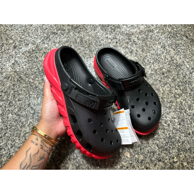 Crocs Duet Max II | Clogs | Sandals | Flats | Men | Women | Shopee ...