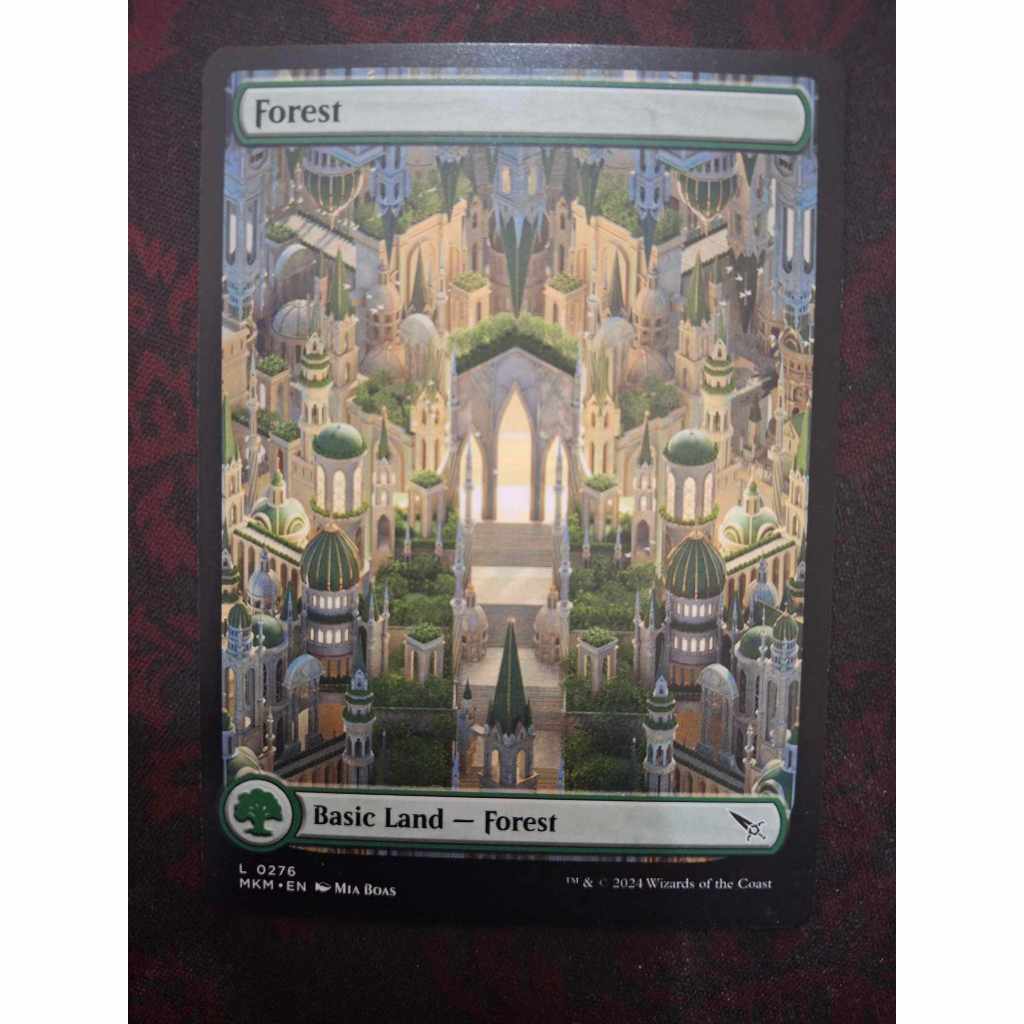 Forest ( MTG / Basic Land / Common / L 0276 / MKM / Full Art ) | Shopee ...