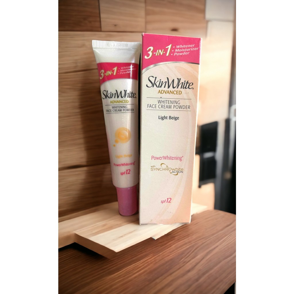 SkinWhite Advanced Light Beige SPF 12 20g | Shopee Philippines