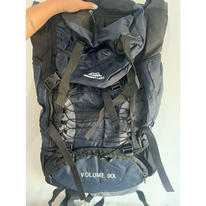 90L Hiking Backpack Travel Rucksack Camping Climbing Bag Trekking ...