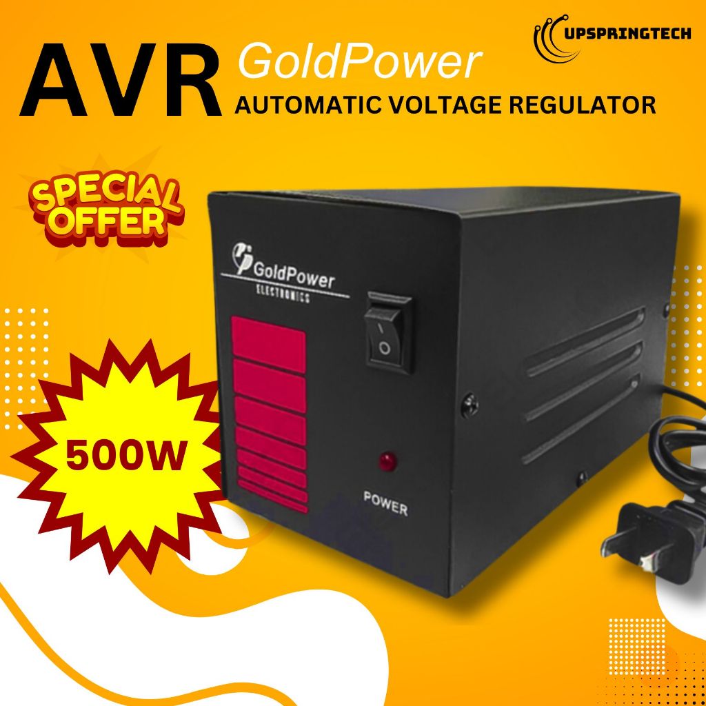 GOLD POWER 500W High Perfromance AVR | Shopee Philippines