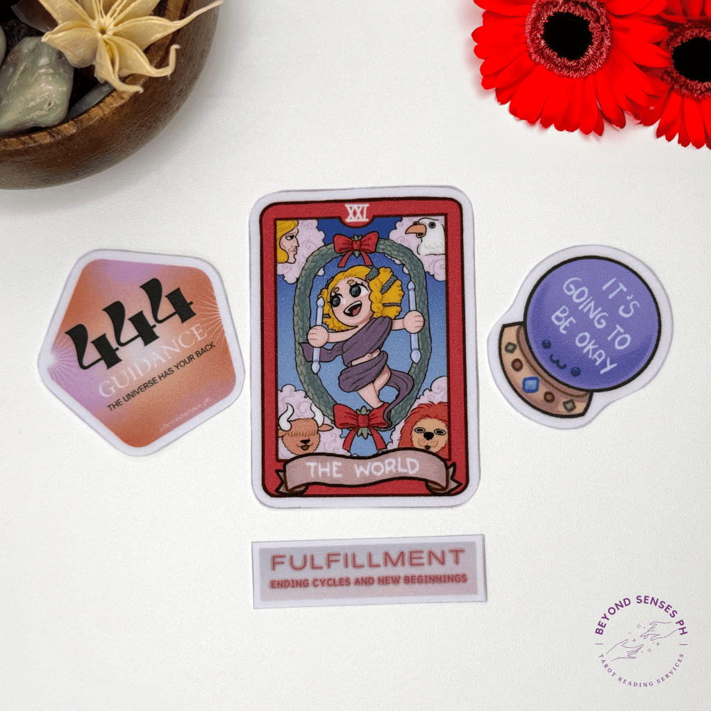 Tarot Stickers by Beyond Senses PH (4 pcs in 1 pack) | Shopee Philippines