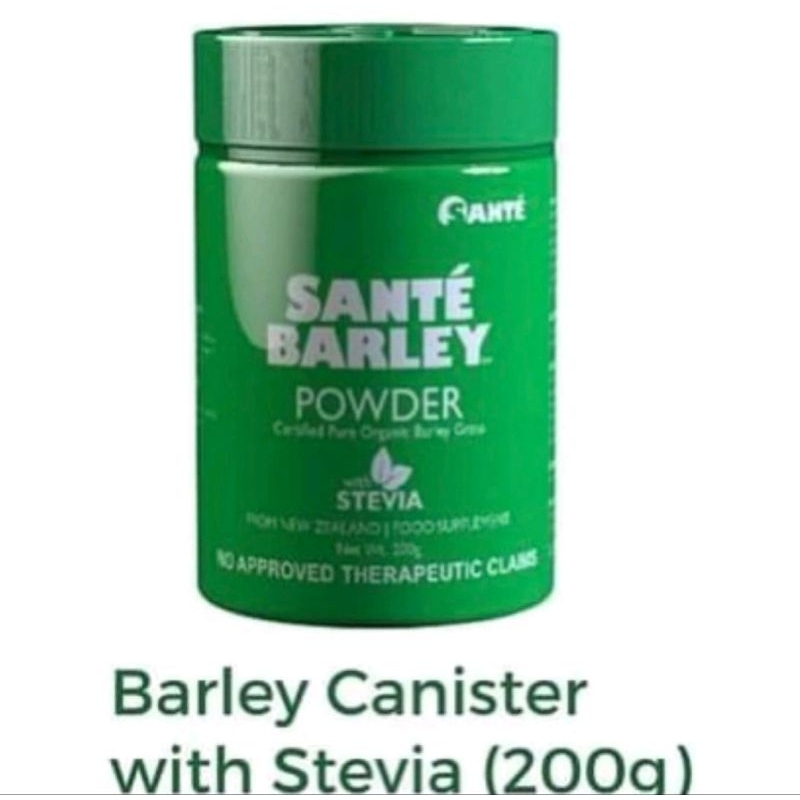 Sante Barley Canister with Stevia 200grams with Freebies | Shopee ...