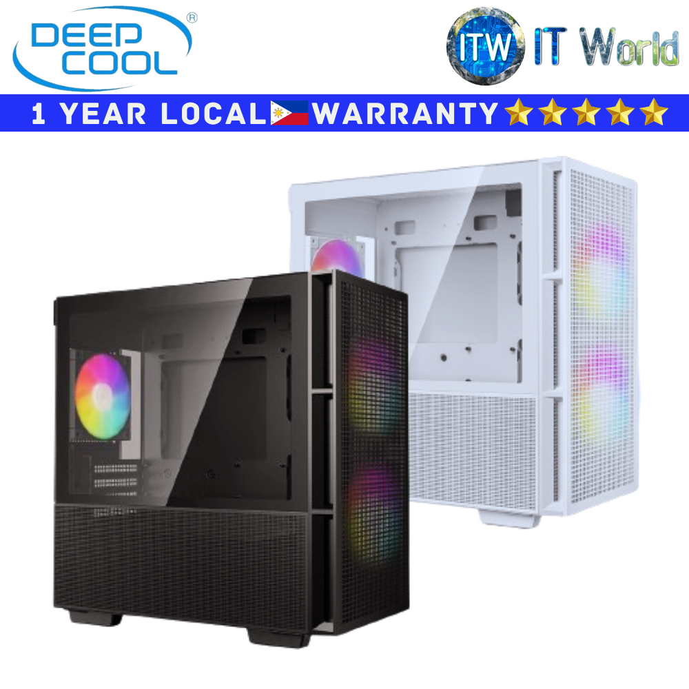 Deepcool Computer PC Case CH360 High Airflow Cases Reimagined Tempered ...