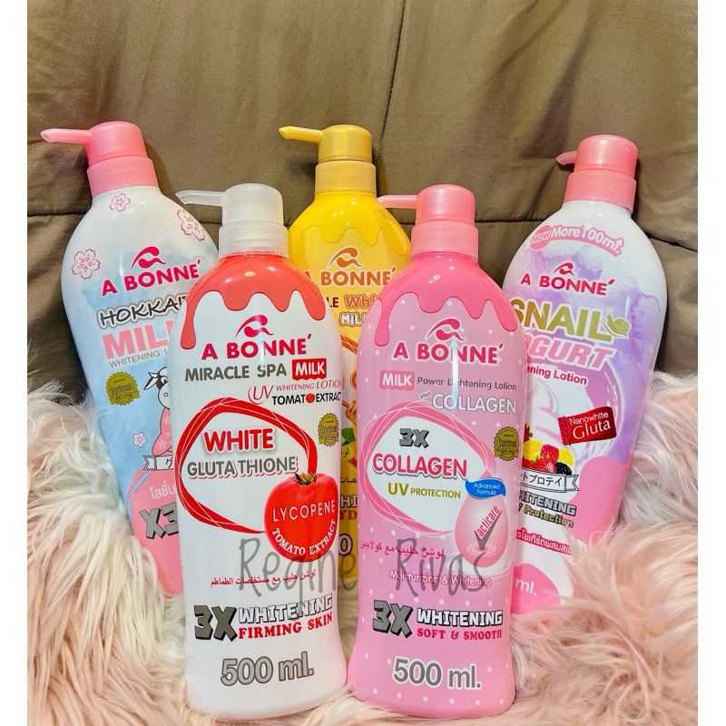 ABONNE THAILAND WHITENING LOTION 500ML | Shopee Philippines