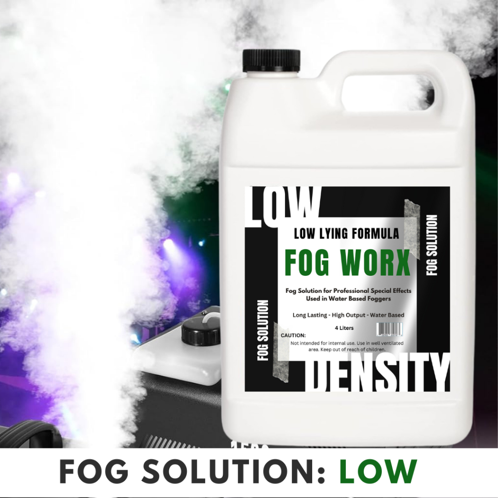 FOG WORX 5 Liters LOW DENSITY Disco Liquid for Fog Machine 5 Liters ...