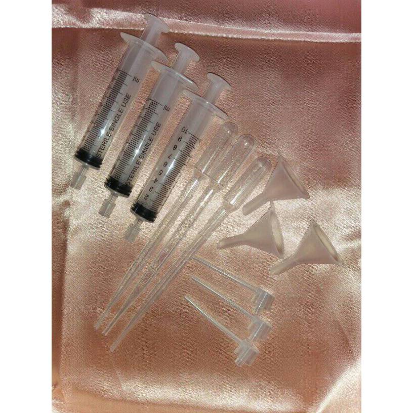 Perfume Decant Tools - 10ml Syringe w adapter / Mini funnel / Pump ...