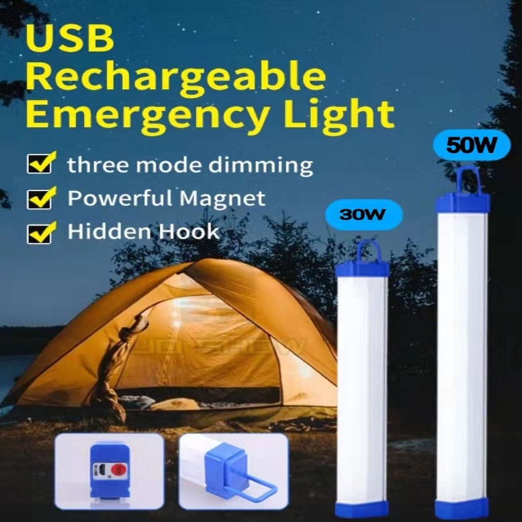 USB Light 30W 50W LED Tube/USB Lamp Portable led rechargeable Light ...