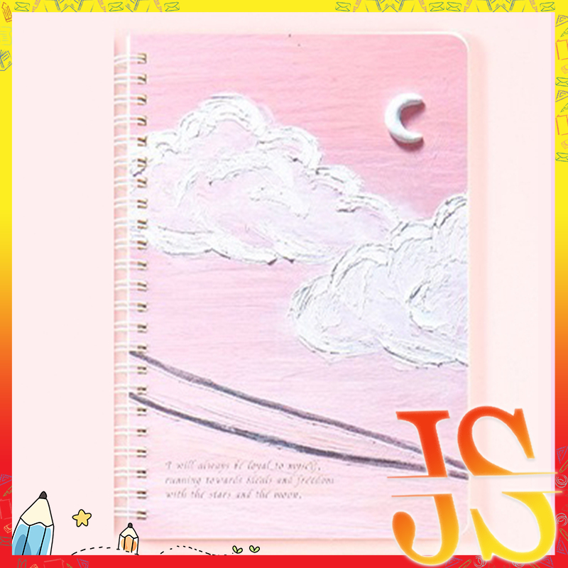 A5 oil painting coil school supplies journal notepad aesthetic writing ...