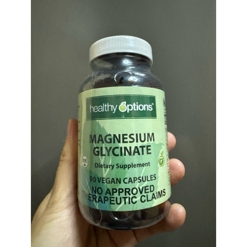 Healthy Options 133.3mg Magnesium Glycinate 90 Vegan Caps helps good ...