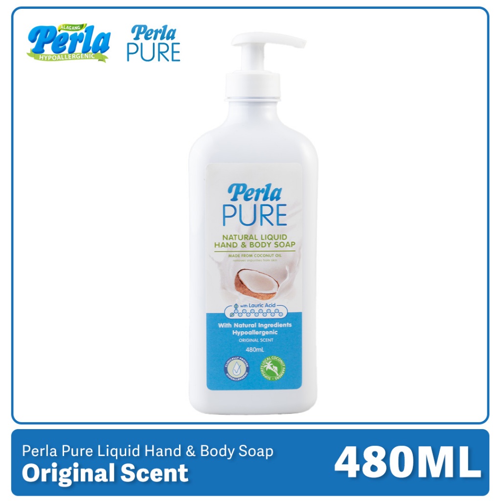 Perla Pure Liquid Hand & Body Soap | Shopee Philippines