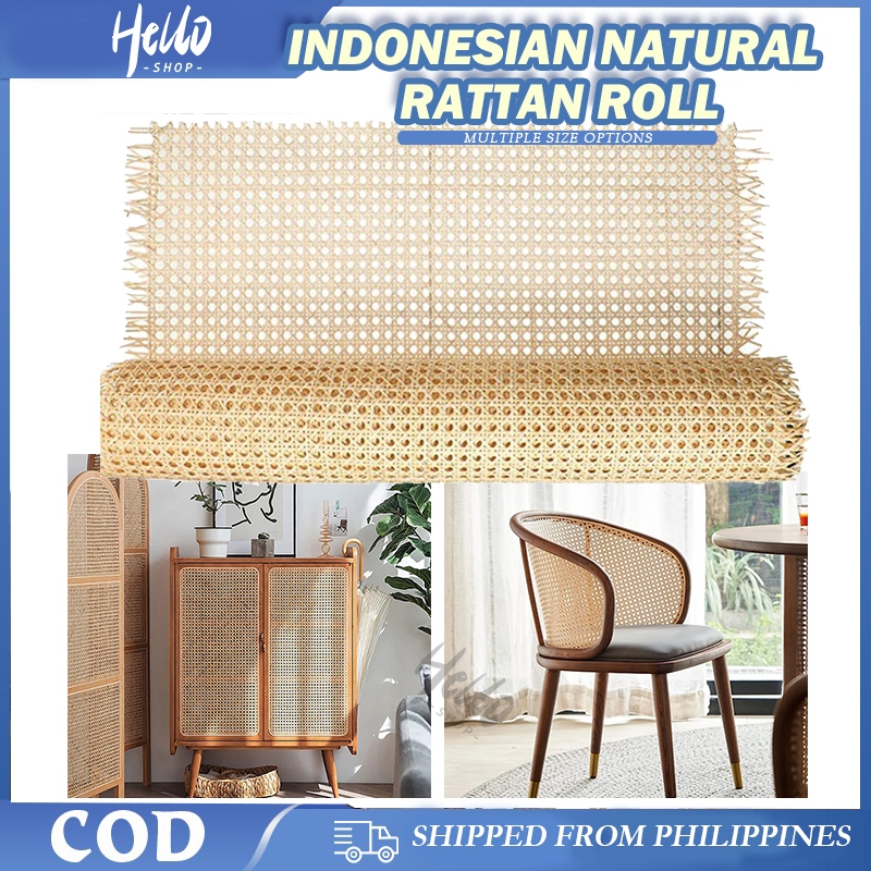 Natural rattan Roll Sheet Webbing Caning Material for Chairs Cane ...