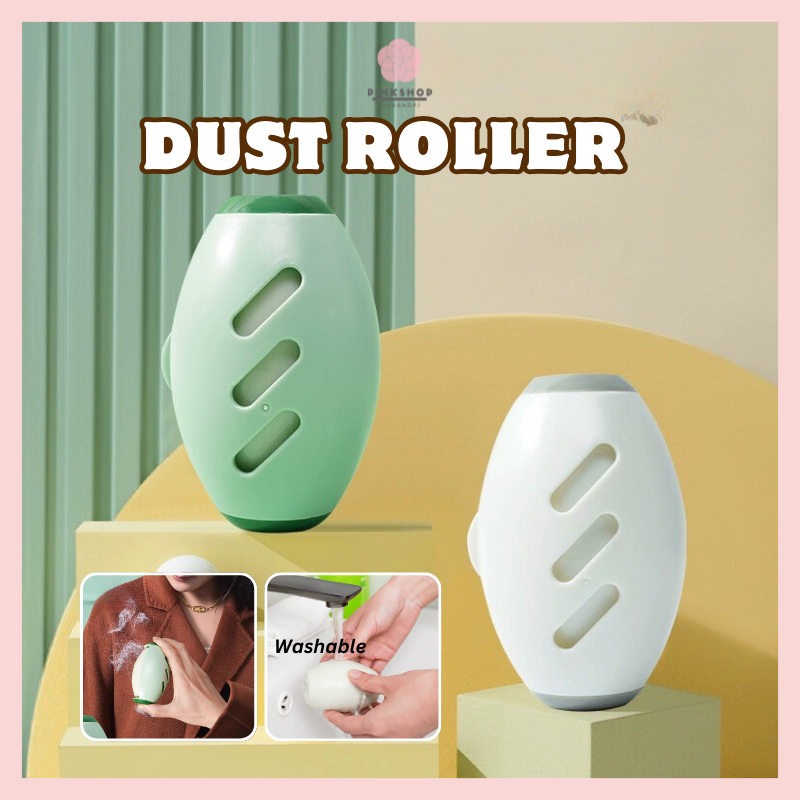 Washable Multi-Surface Dust Roller Reusable Clothes Lint, Hair & Pet ...
