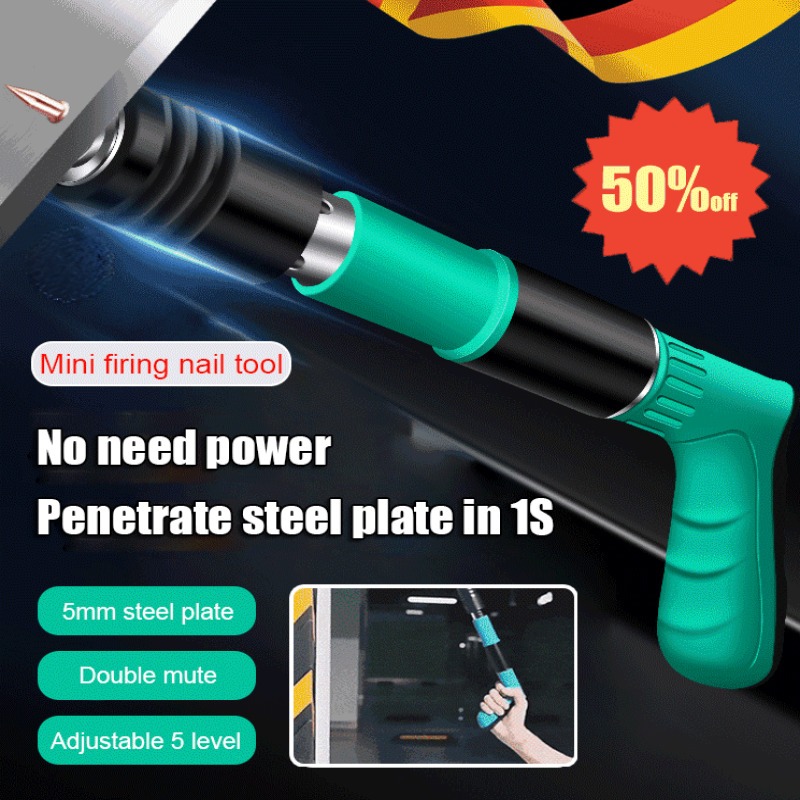 Nail Gun Heavy Duty Cordless Mini Ceiling Concrete Wall Nail Shooter ...