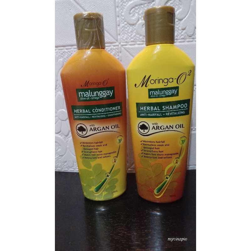 Moringa-O Herbal Shampoo / Conditioner 200ml | Shopee Philippines