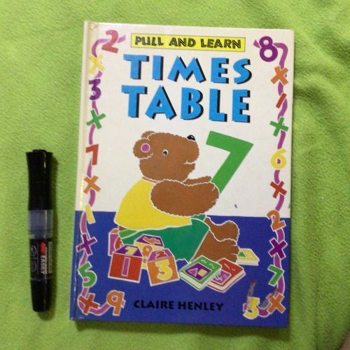Preloved Interactive Pull Tab Book TIMES TABLE for children | Shopee ...