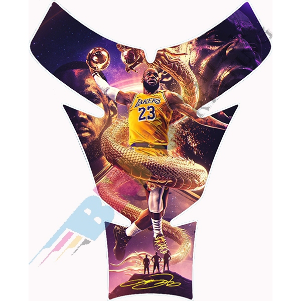 Cowling Pad Universal (Laminated Stickers) WaterProof Decals (Lebron ...