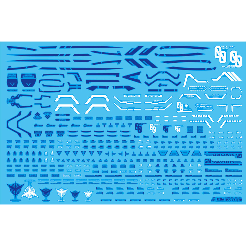 Delpi Decal MG 00 Raiser Waterslide Decals | Shopee Philippines