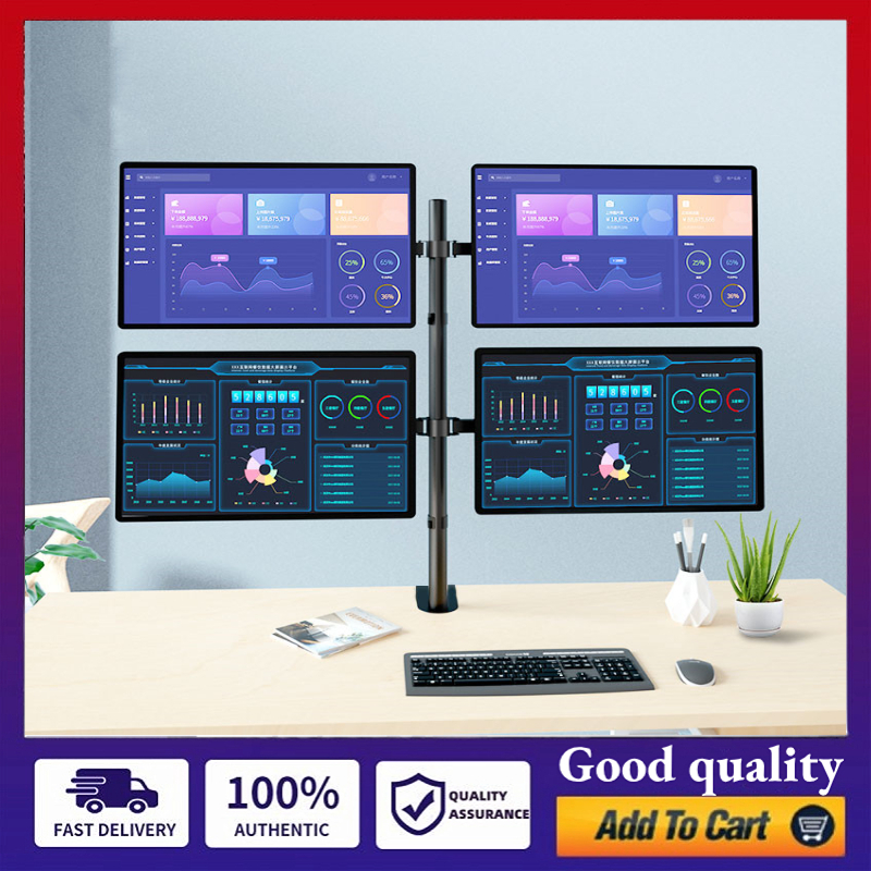 Four high-quality adjustable height display desktop stand 10-27 inch ...