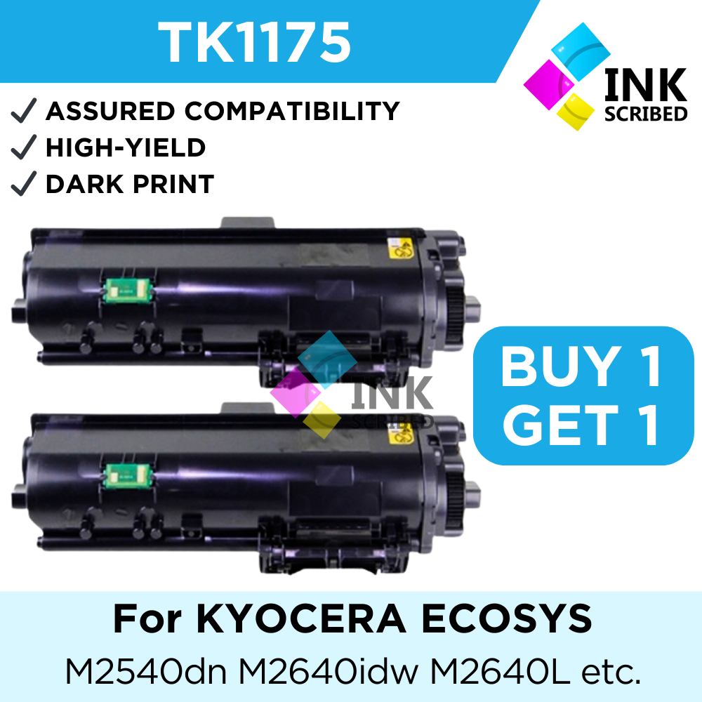 INKSCRIBED TK1175 TK1172 Compatible Toner for Kyocera Ecosys M2040dn ...