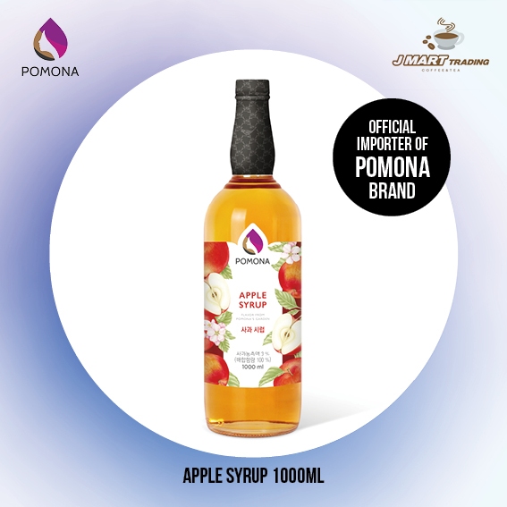 POMONA Apple Syrup 1000ml | Shopee Philippines
