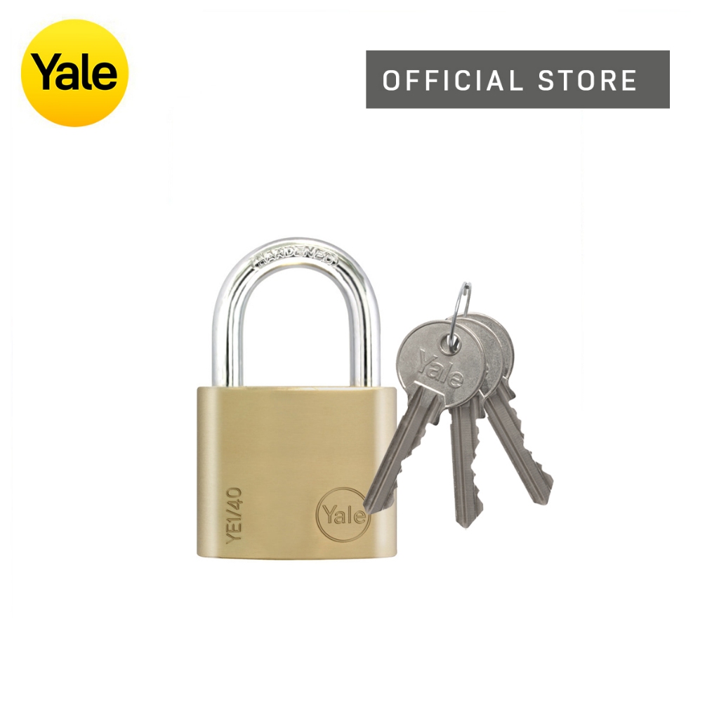 Yale 40mm Padlock - Brass/Natural 1pc | Shopee Philippines