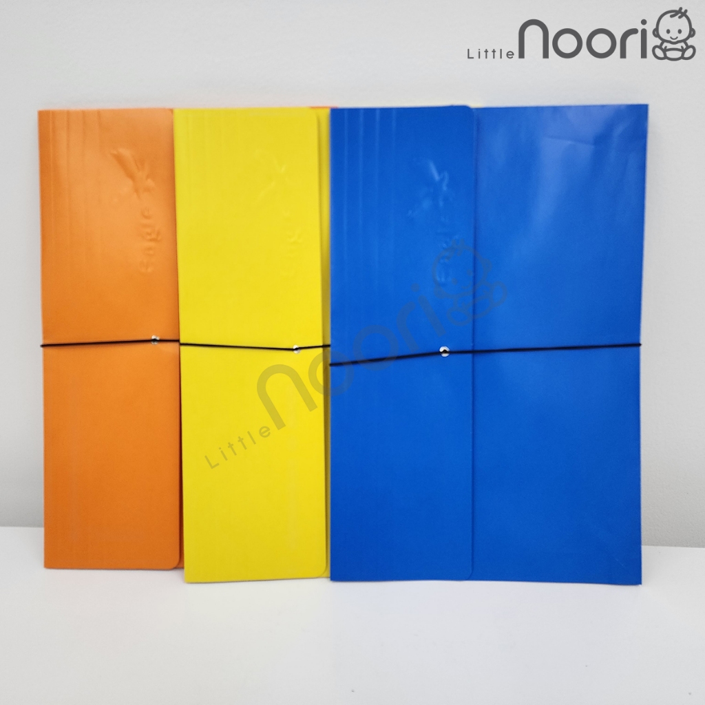 Expanding Envelope Long With Garter Blue Yellow Orange Red Green ...