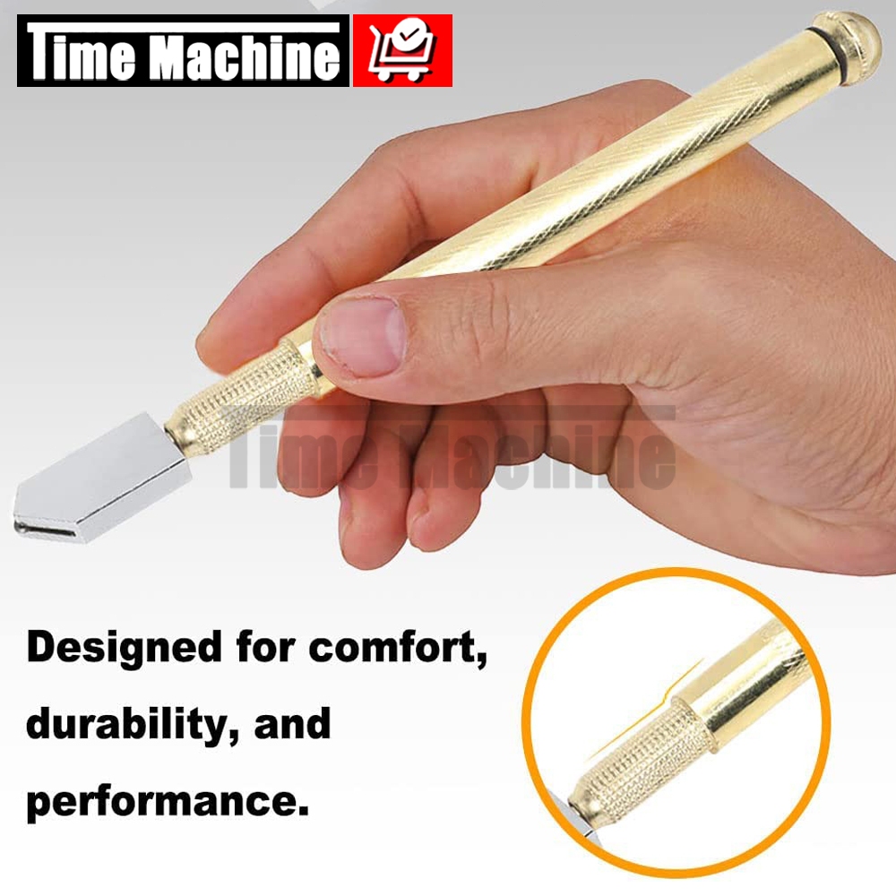 Manual Glass Cutter Diamond Cutter Head Steel Blade Cutting Tool ...
