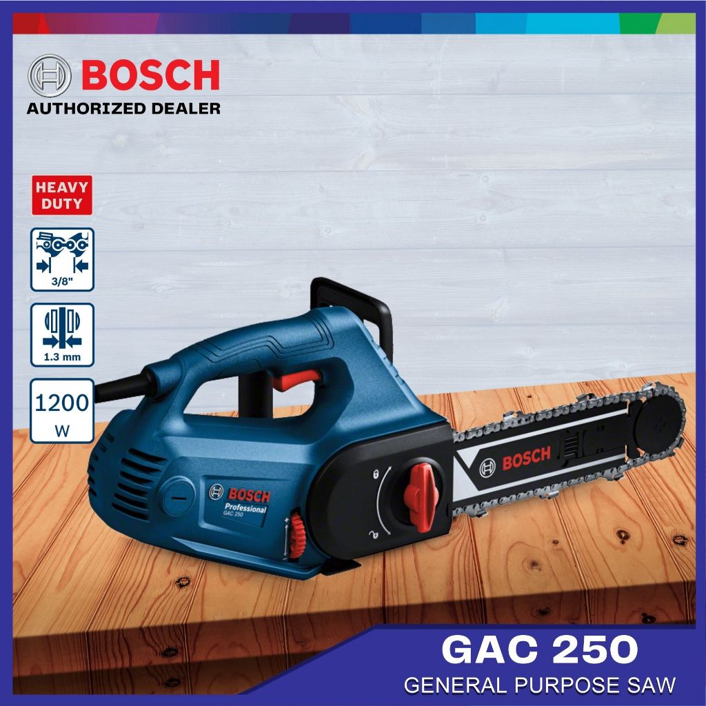 Bosch General Purpose Saw GAC 250 w/ Chain Saw 1200w. 06012B60K0 Heavy ...