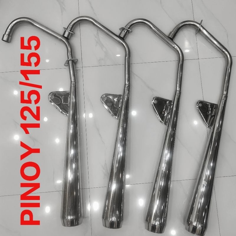PINOY 125 155 STAINLESS CHICKEN PIPES (MOTOPOSH) | Shopee Philippines