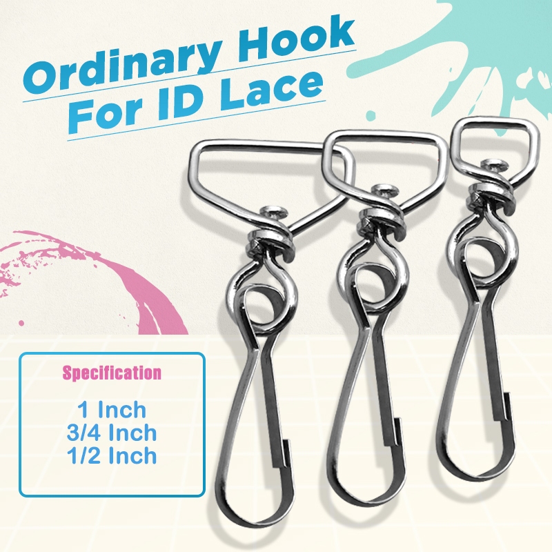 100pcs Ordinary ID Hook for ID Lace Lanyard Making | Shopee Philippines