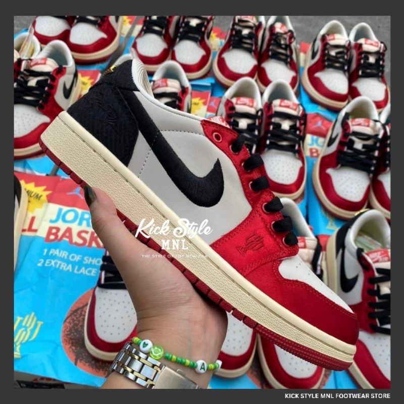 SNEAKER J LOW OG x TROPHY ROOM - Men's Casual Low Cut Sneaker Shoes ...