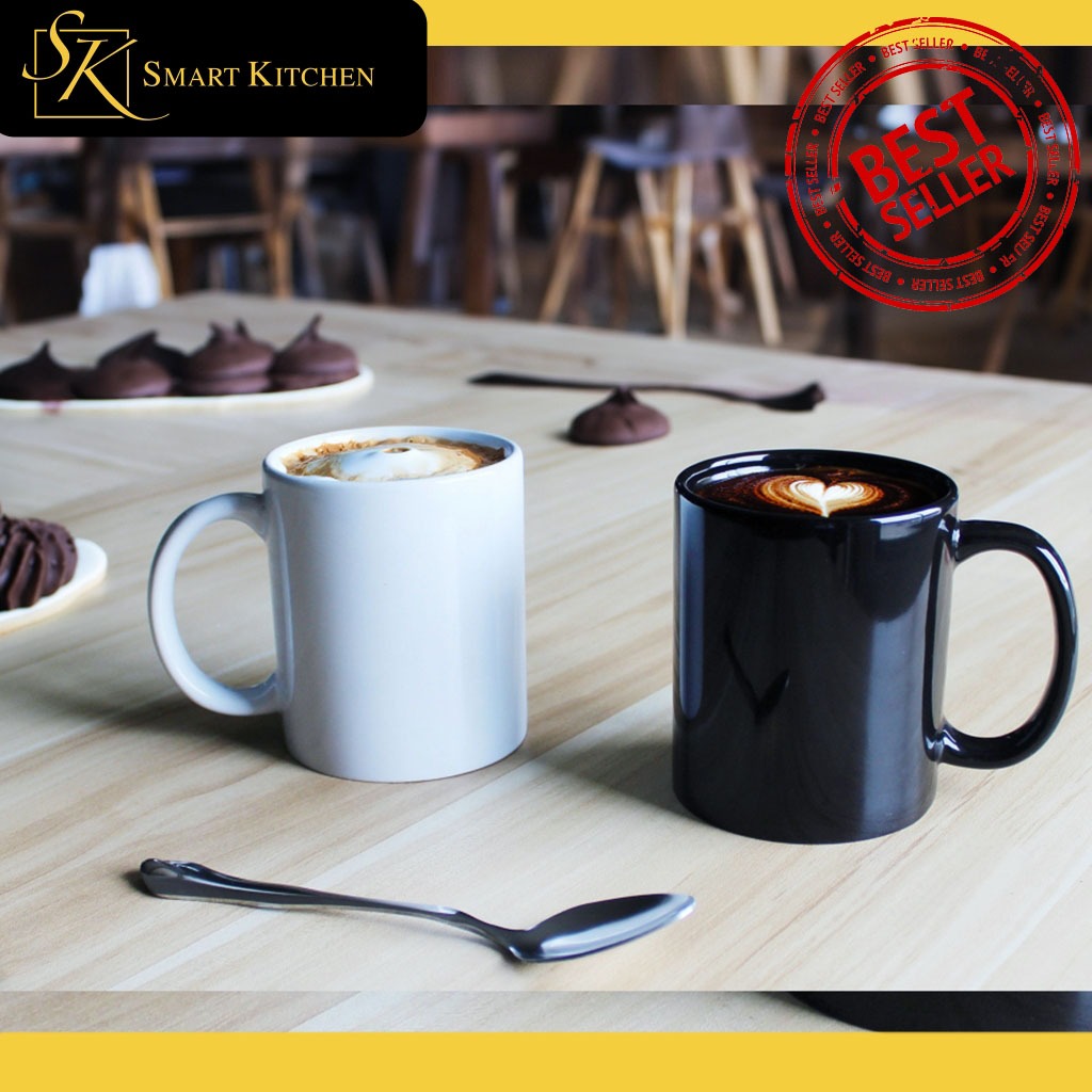 Smart Kitchen 11oz Pure Color Mugs Coffee Tea cup drinkware glass/cup ...