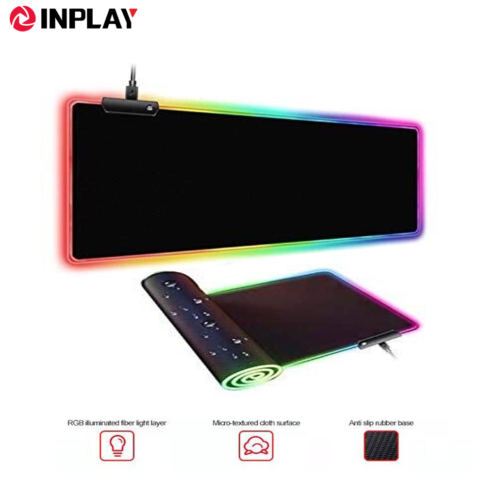 Inplay RS-07 RGB Gaming Mouse Pad Anti-Slip Rubber Waterproof 800*300mm ...