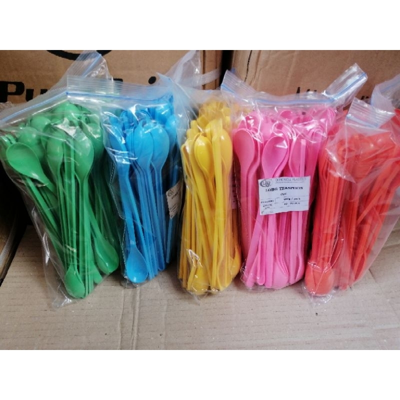 Mini long spoon colorful/kutsara 1pack | Shopee Philippines