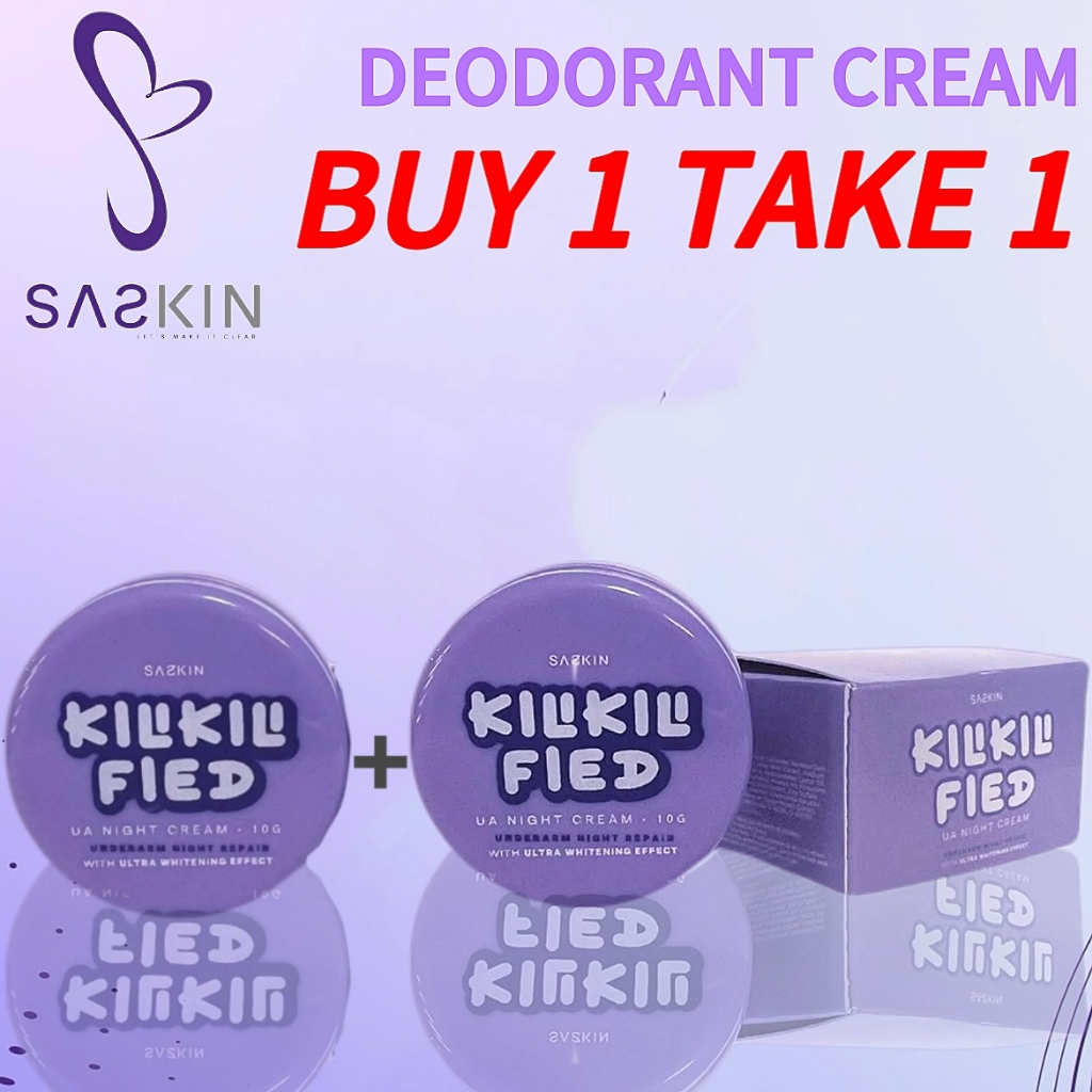SASKIN KILIKILI FIED UA NIGHT CREAM Ultra Underarm Whitening 10g ...